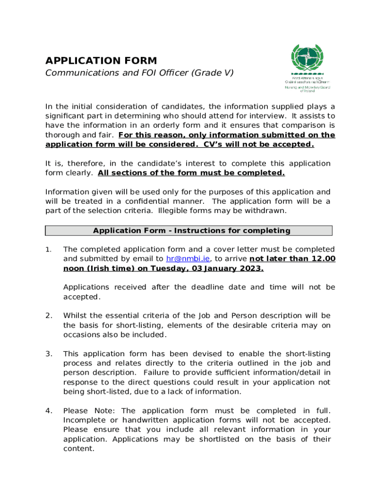 Application--Communications-and-FOI-Officer-(Grade ... Doc Template ...