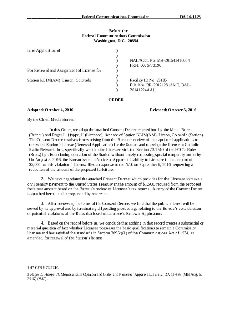 IB Docket No. 22-271 Doc Template | pdfFiller