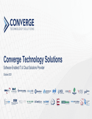 Fillable Online Converge Technology Solutions Corp. To Acquire Stone ...
