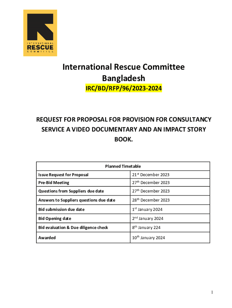 Fillable Online irc/bd/msa/85/2023-2024 request for proposal (rfp) for ...