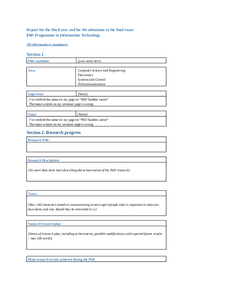 Rock your PhD headline on LinkedIn and other hints for ... Doc Template | pdfFiller
