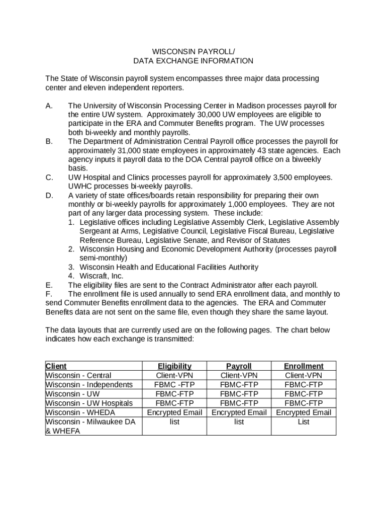 Department Planning Profiles: Payroll - Technical Notes Doc Template ...