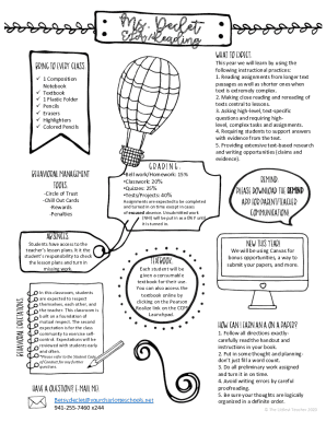 Fillable Online Please label all items clearly with your child's name ...