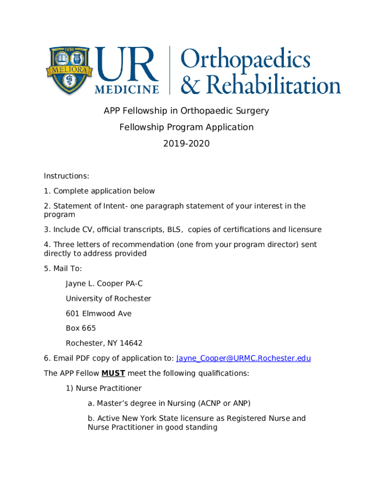 Orthopedic Surgery Personal Statement ExamplesBeMo Doc Template | pdfFiller