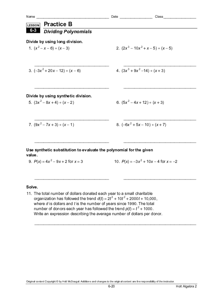 Fillable Online Long Polynomial Division: Examples Fax Email Print ... Fillable Online Long Polynomial Division: Examples Fax Email Print ...