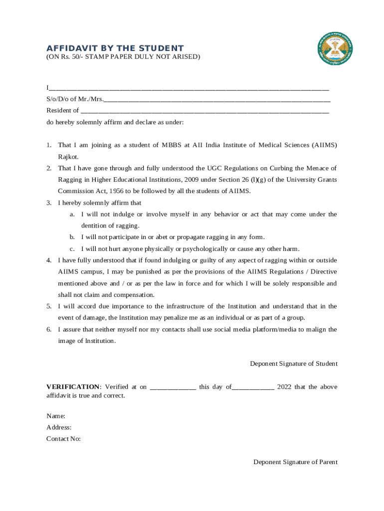 Affidavit at Examples for Name Change & Address Proof Doc Template ...