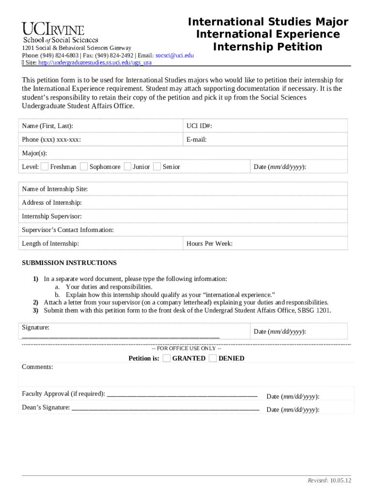 HomeSchool of Social SciencesUCI Social Sciences Doc Template | pdfFiller