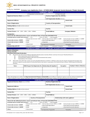 Fillable Online SIF BIZ Application Form Fax Email Print - pdfFiller