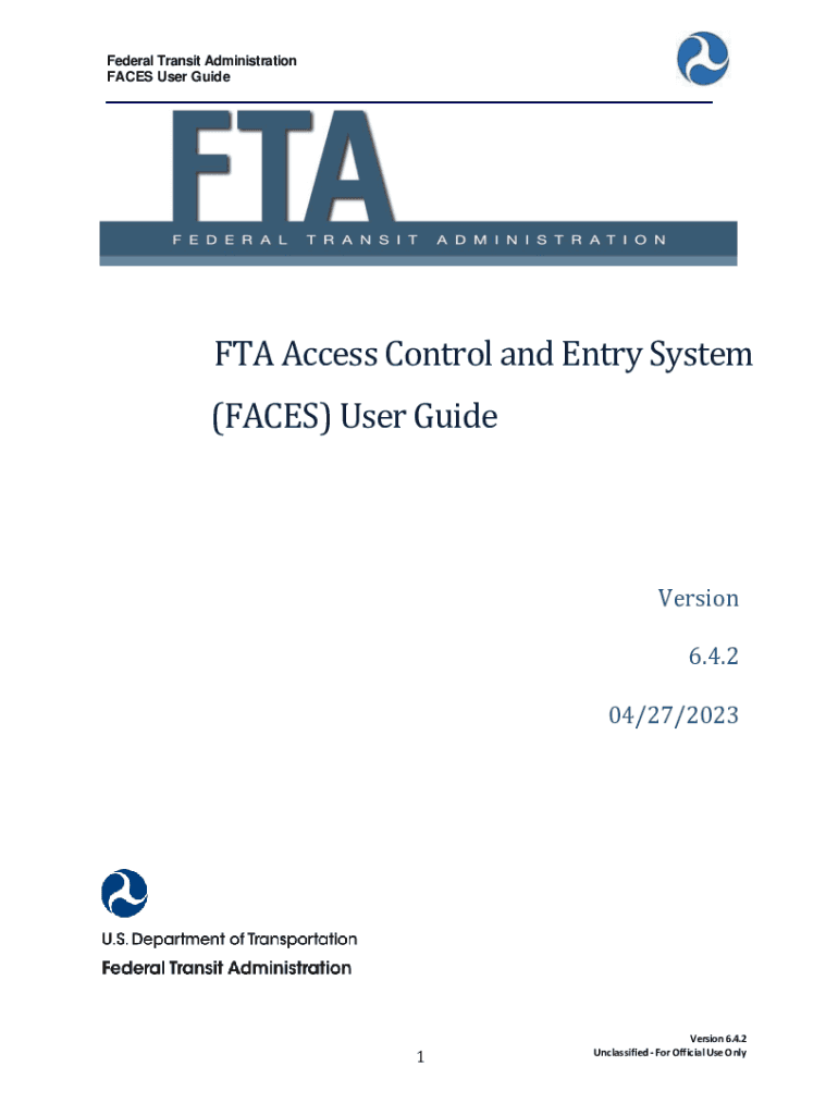 Fillable Online FTA Access Control Entry System User Guide Version 6.4. ...