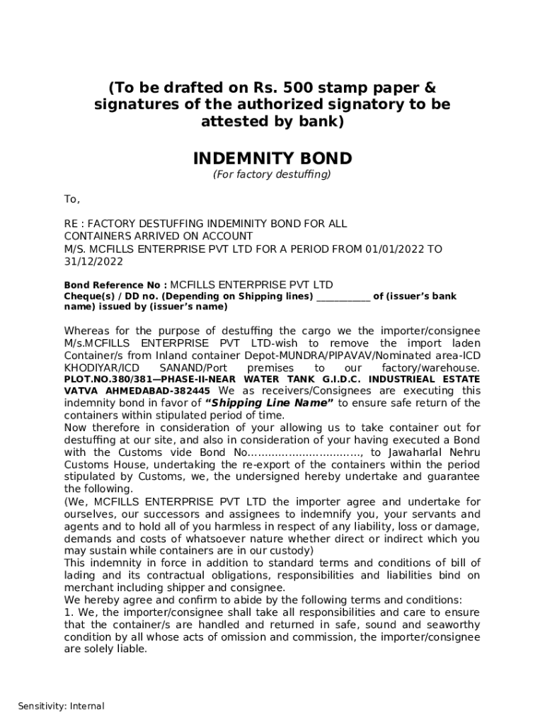 (To be drafted on Rs. 500 stamp paper & signatures of the ... Doc ...