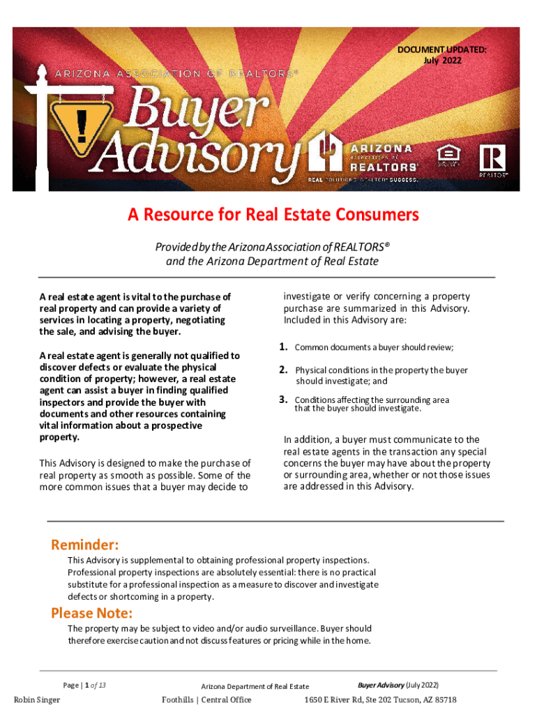 Fillable Online A real estate agent is vital to the purchase of Fax ...