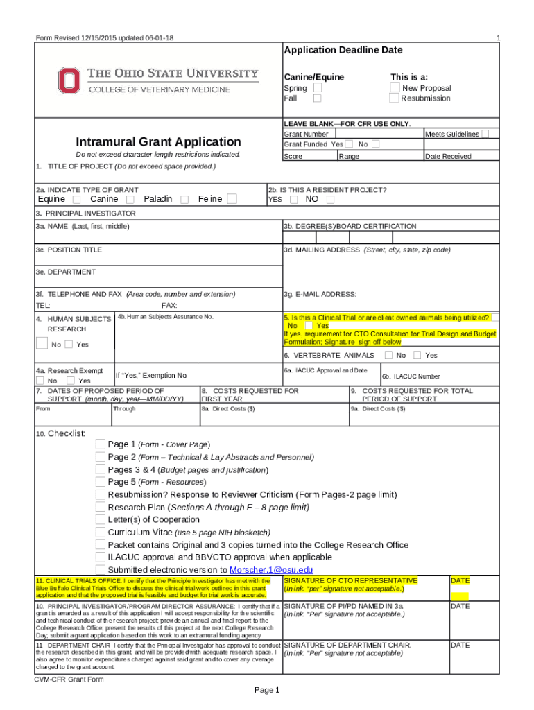Revised 12/15/2015 updated 06-01-181 - vet osu Doc Template | pdfFiller