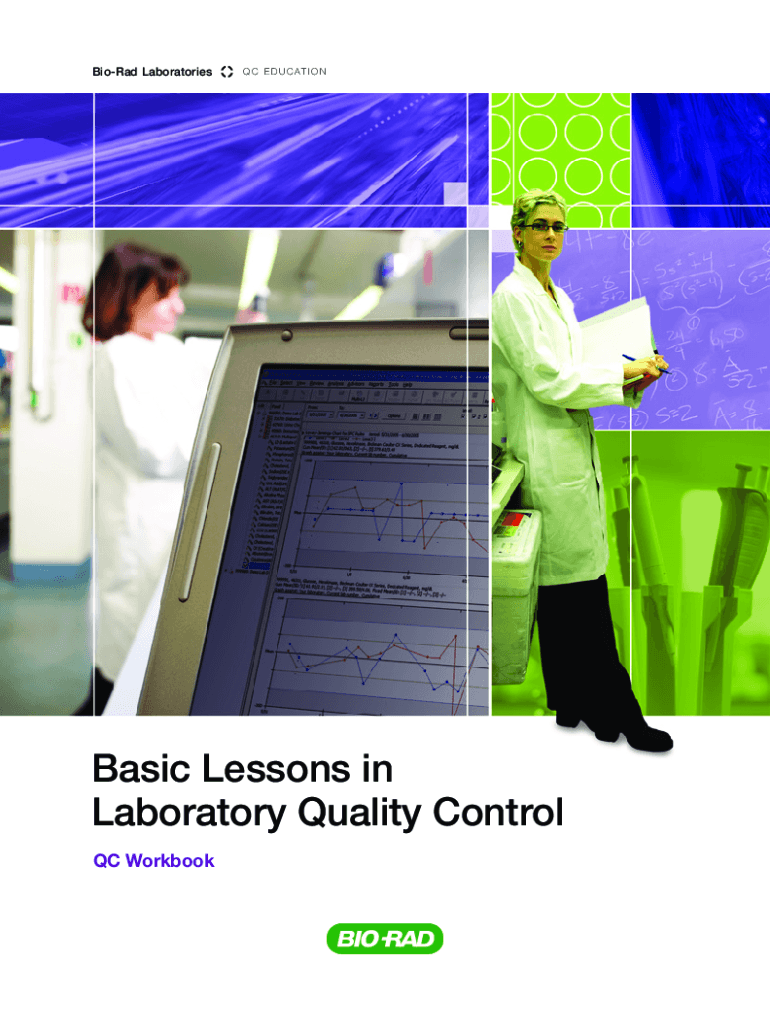 Fillable Online Basic lessons in laboratory quality control a bio rad ...