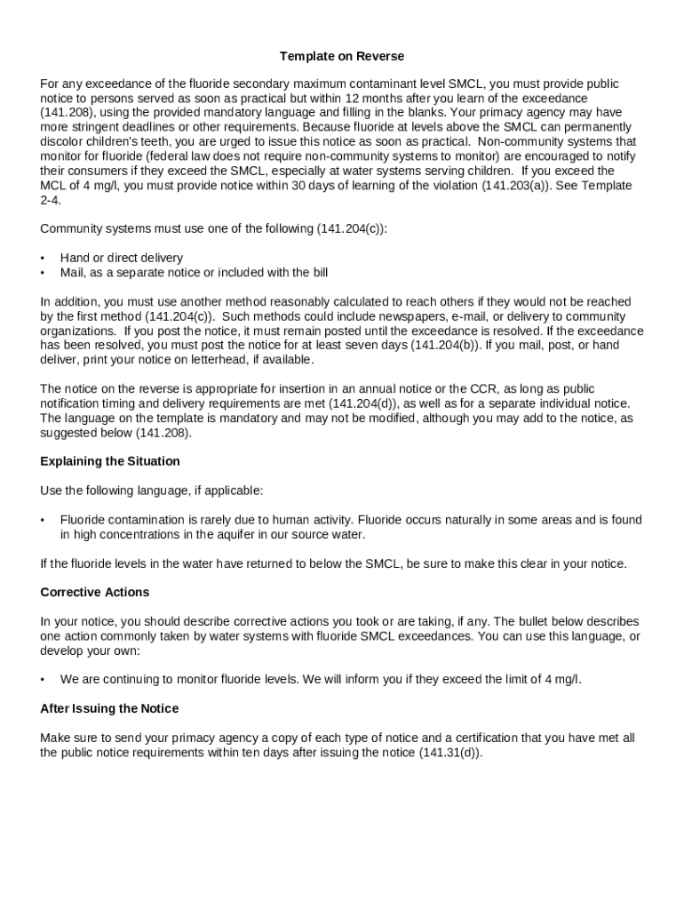 Template on Reverse Doc Template | pdfFiller