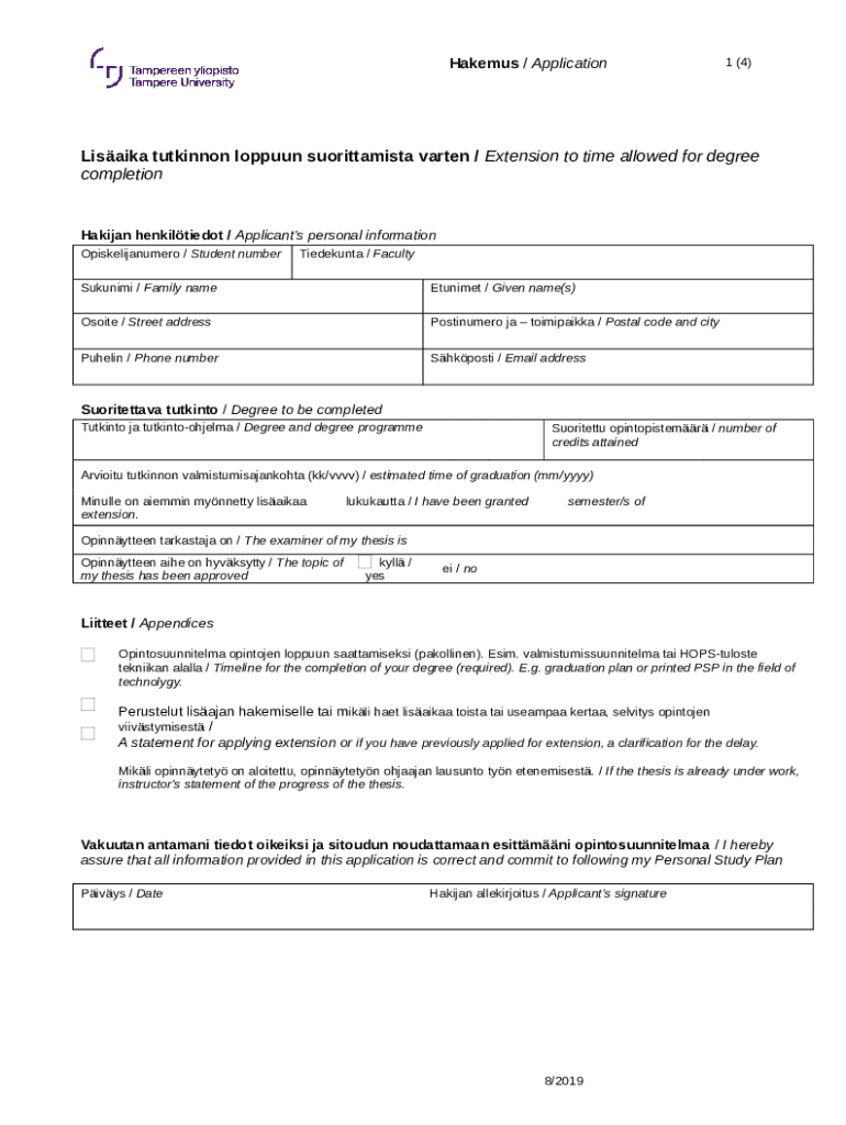 Opiskelijanumero / Student number Doc Template | pdfFiller