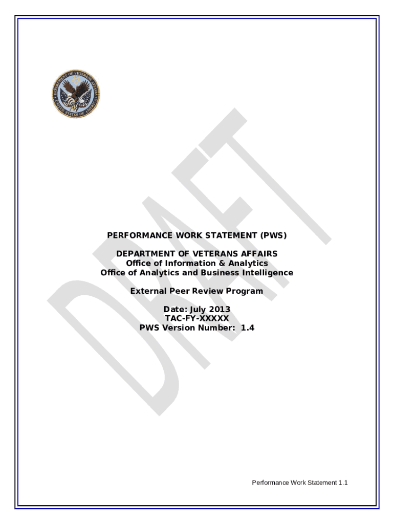 In 2003, the external peer review program's focus expanded to ... Doc ...