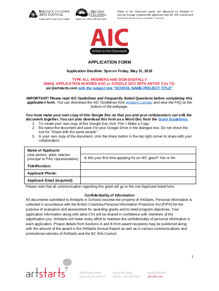 Application Deadlines & Fees Doc Template | pdfFiller