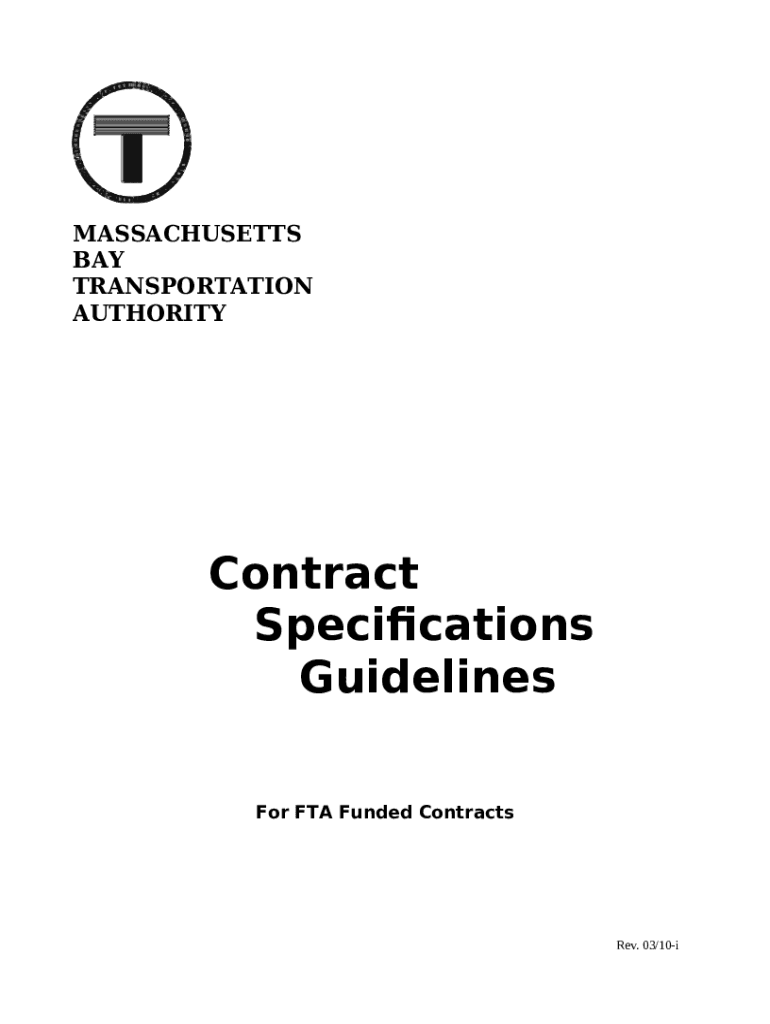 For FTA Funded Contracts Doc Template | pdfFiller