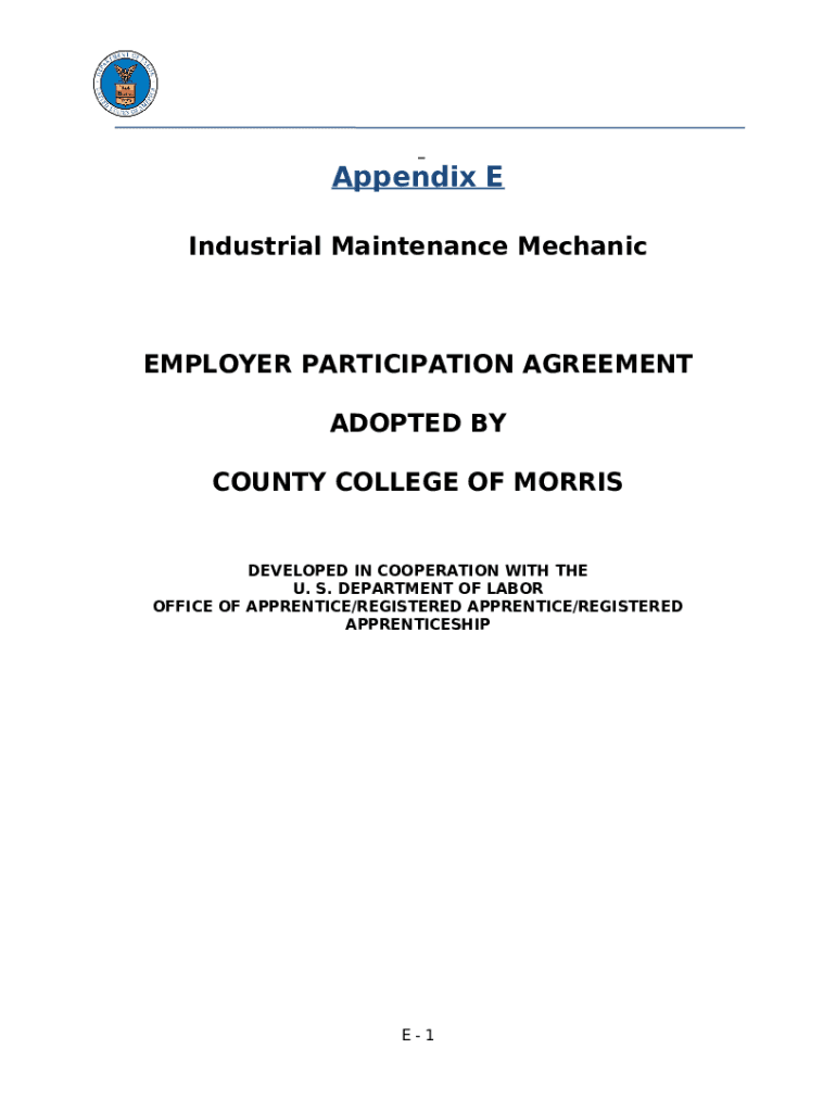 Manufacturing and Registered Apprenticeship: Doc Template | pdfFiller
