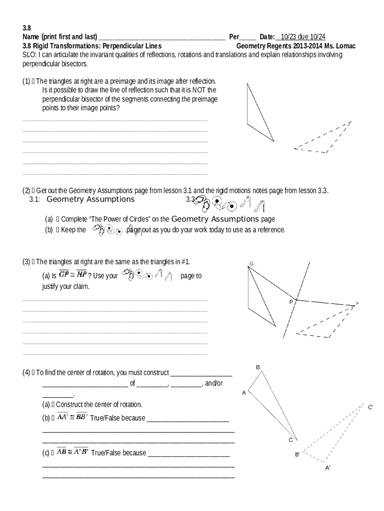 6.6 Polygons Parallel and Perpendicular Lines 021214 Doc Template ...