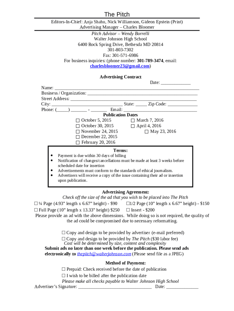 Editors-In-Chief: Anja Shahu, Nick Williamson, Gideon Epstein (Print ...