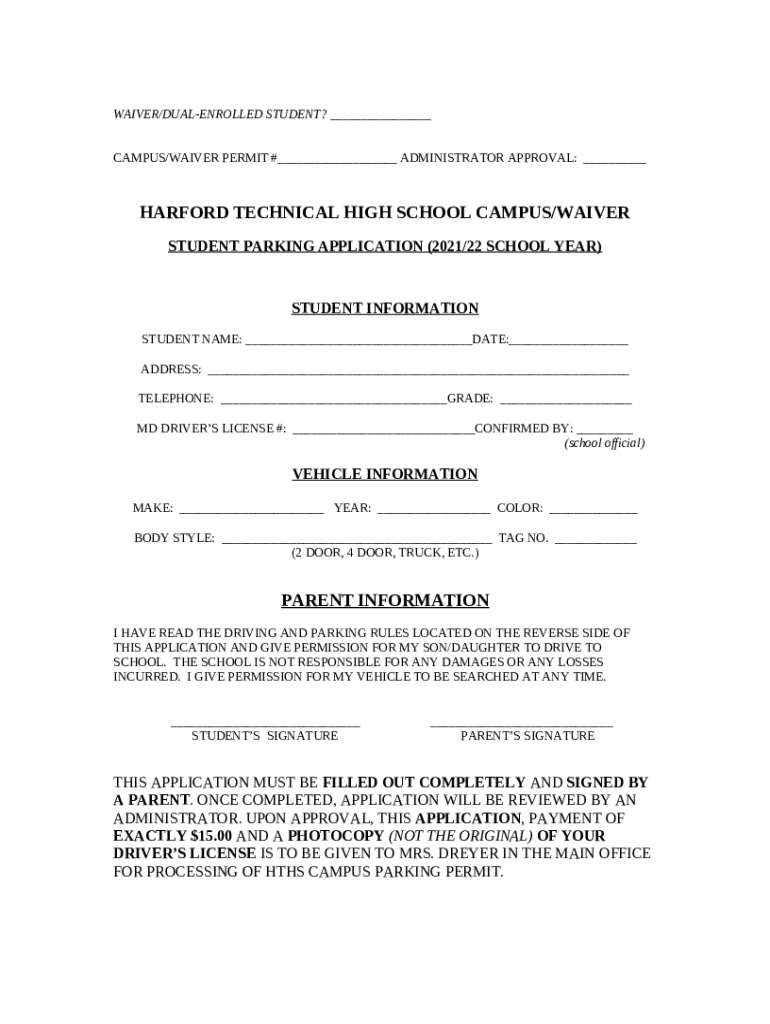 Course Approval AND Parental Consent and Waiver for ... Doc Template ...