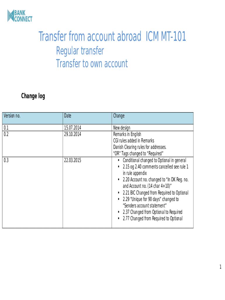 How Corporations use the SWIFT MT101 Request for transfer Doc Template ...