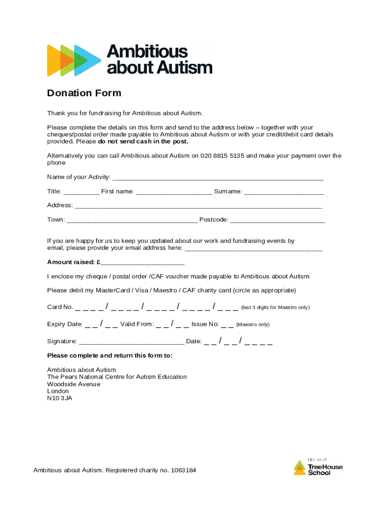 Ambitious about AutismNational charity for autistic children ... Doc ...