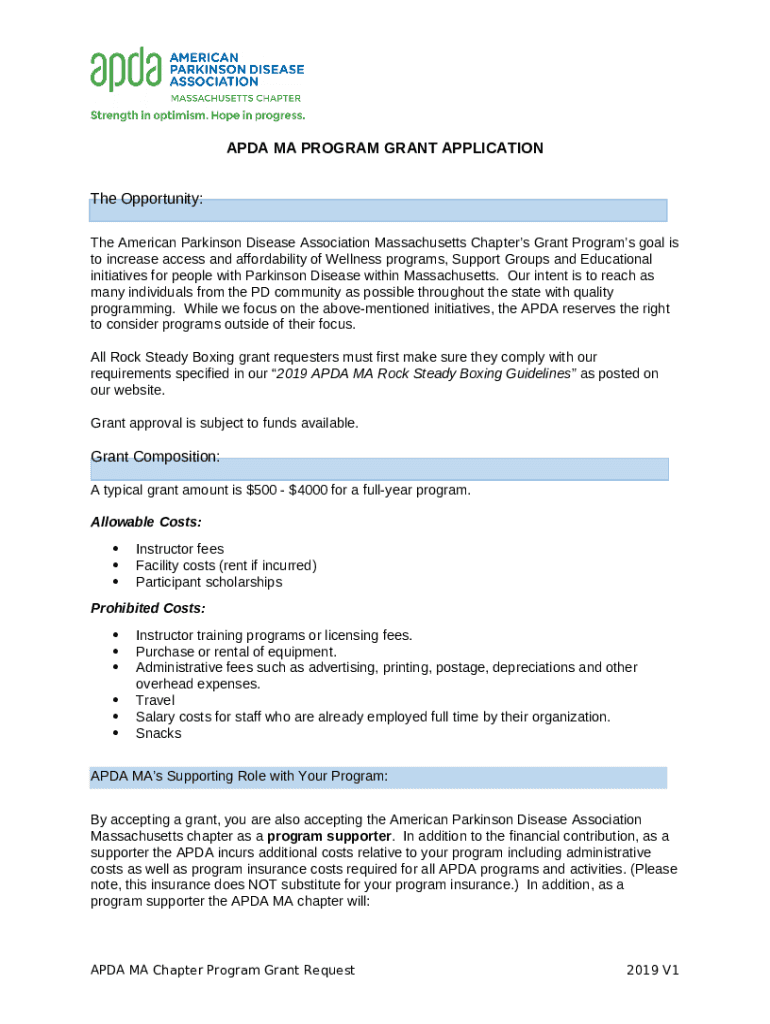 2022-APDA-MA-Program-Grant-Application.docx Doc Template | pdfFiller