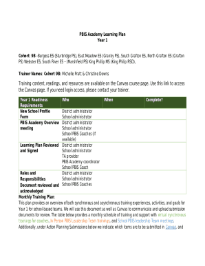 PBIS-Academy-Learning-Plan-Year-1-Cohort-9B - Final with ... Doc ...