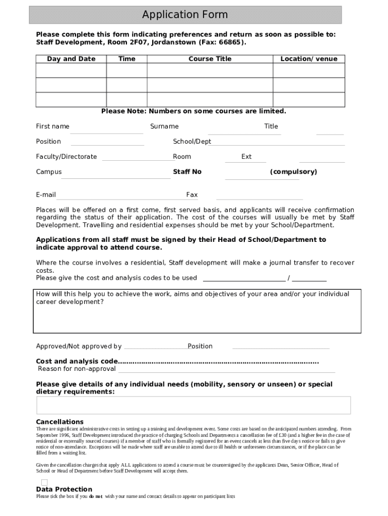 Request and Authorization of HUD Virtual University Doc Template ...