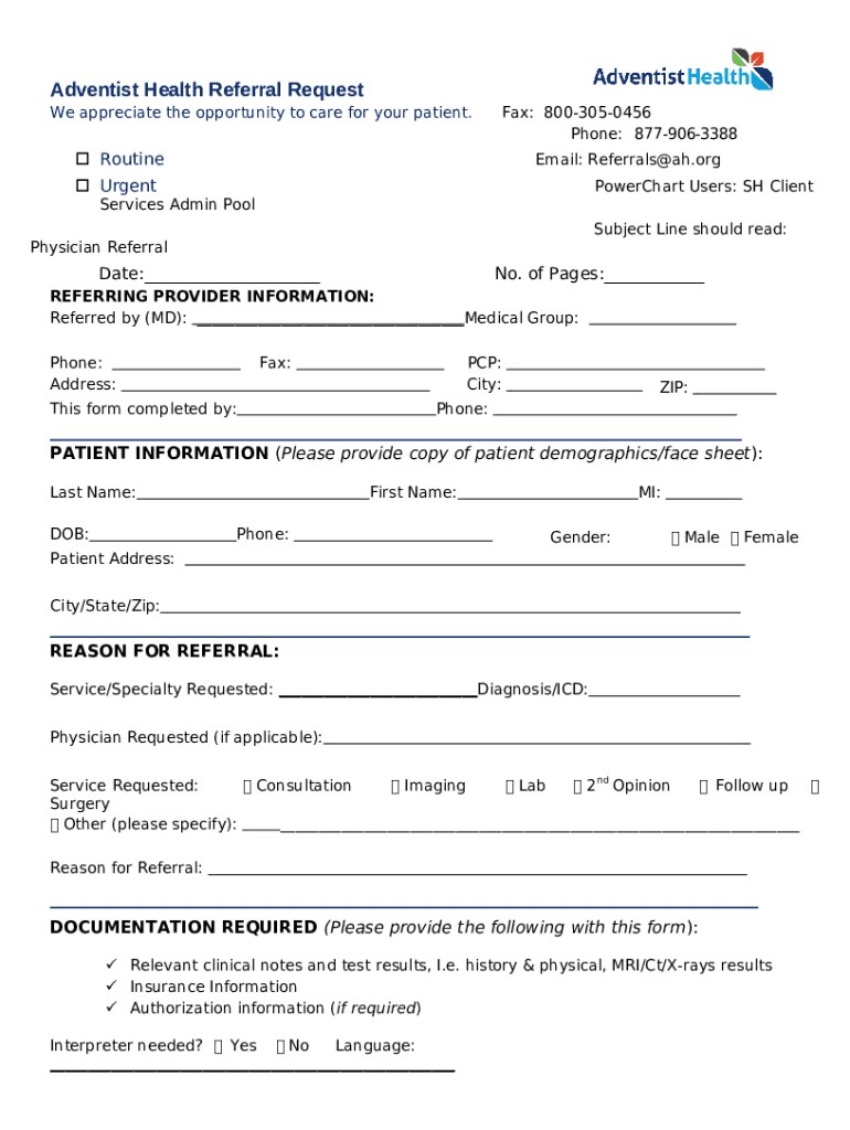 Integrated Referral Management and Appointing Center Doc Template ...