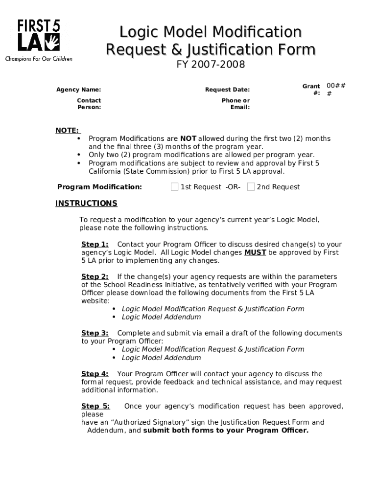 Modifying Your Parenting Plan, Schedule or Child Support Doc Template ...