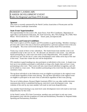 Nursery/Landscape : CDE-LDES : What We Do Doc Template | pdfFiller