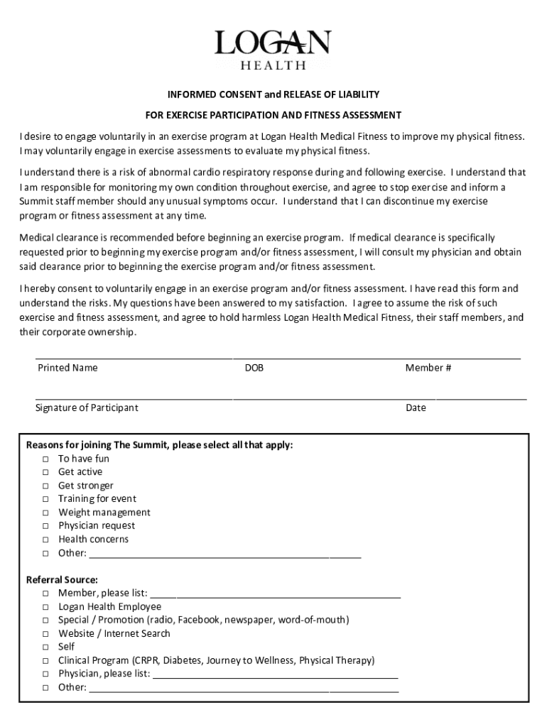Fillable Online Personal trainer consent form Fax Email Print - pdfFiller