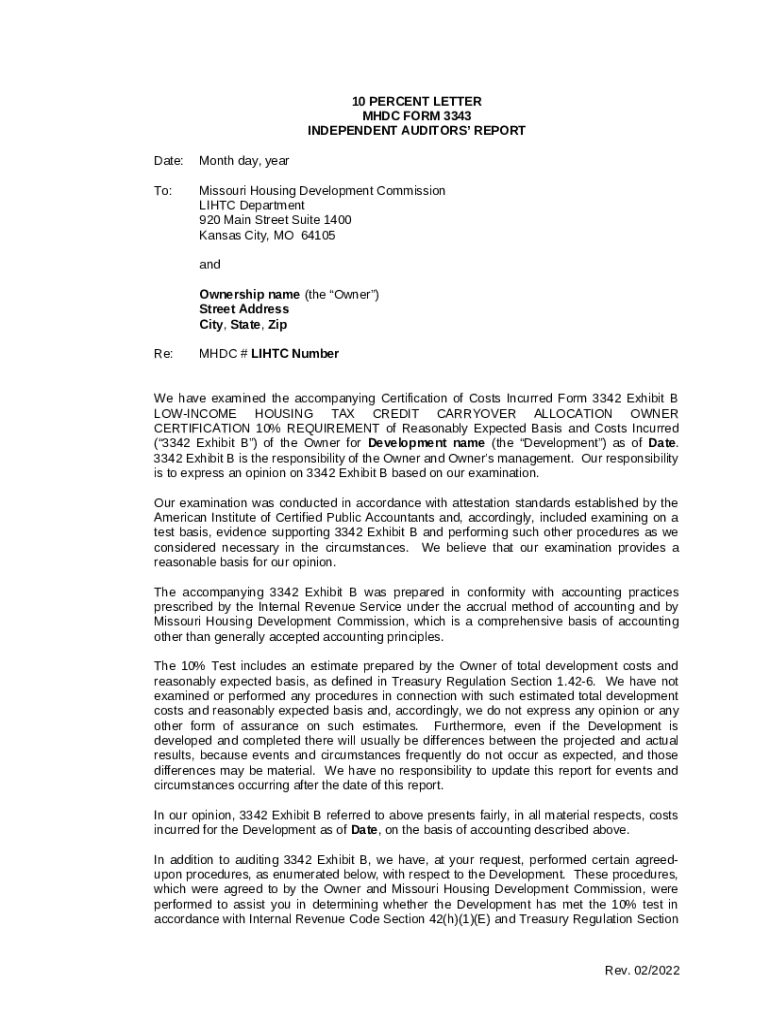 MHDC 3343 Doc Template | pdfFiller