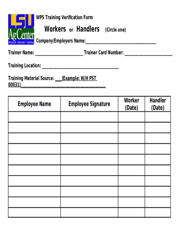 WPS Train-The-Trainer Certification and Pesticide Safety ... Doc ...