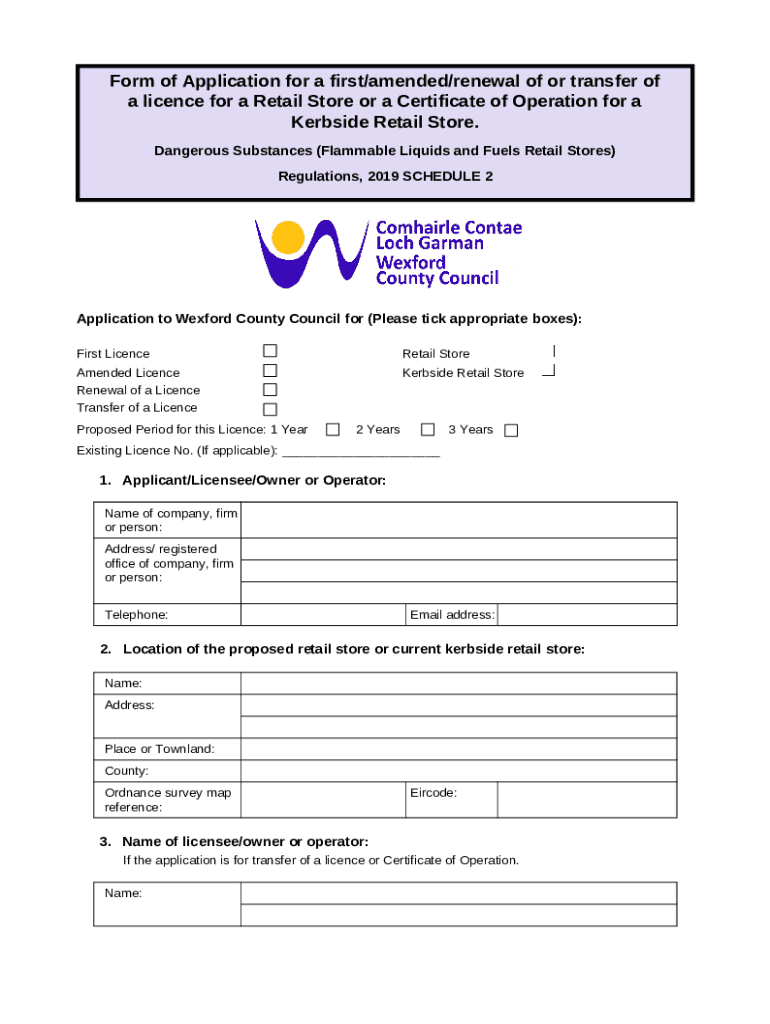 Business Permits and Licences Doc Template | pdfFiller