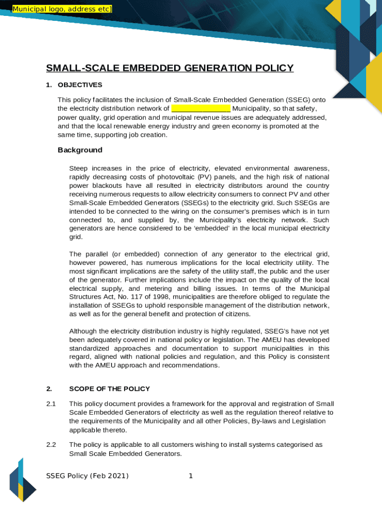 Small-Scale Embedded Generation (SSEG) - city energy Doc Template ...