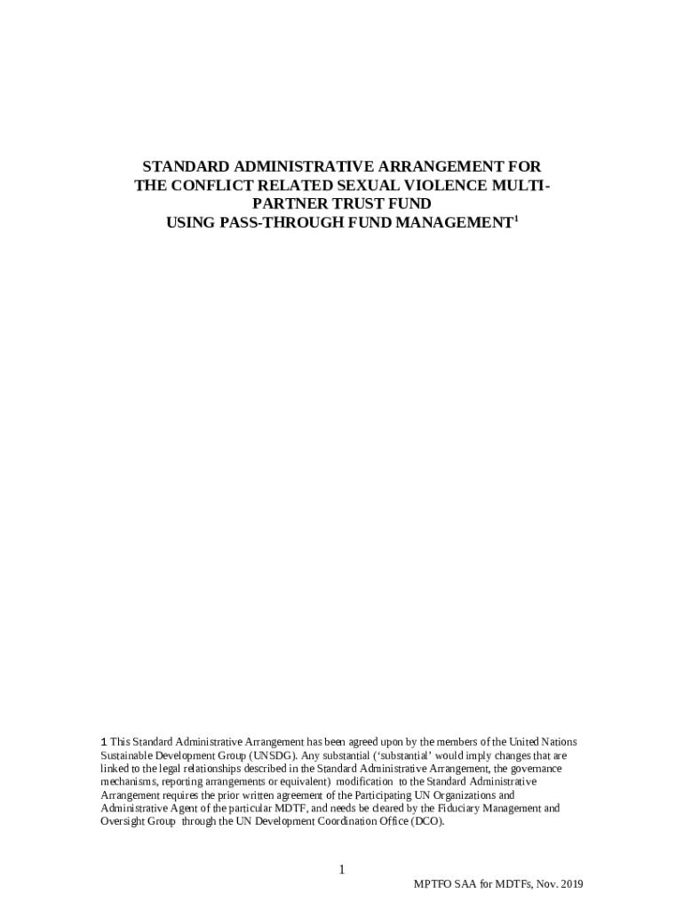 SAA CRSV template.docx - mptf undp Doc Template | pdfFiller