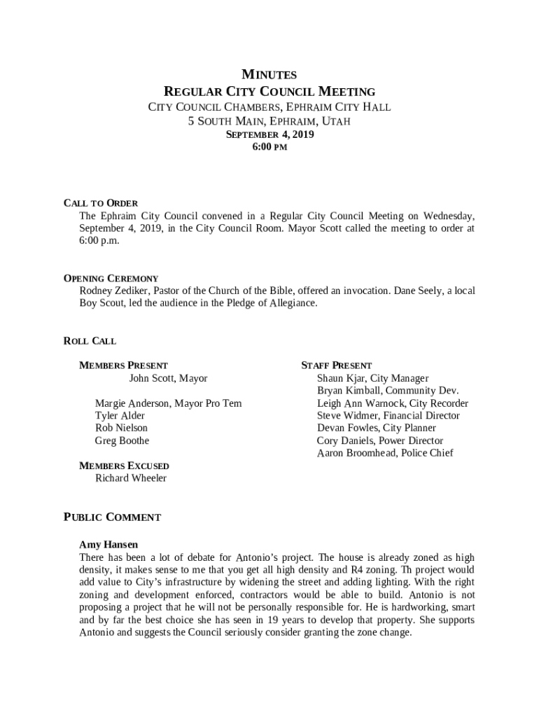 Rodney Zediker, Pastor of the Church of the Bible, offered an ...