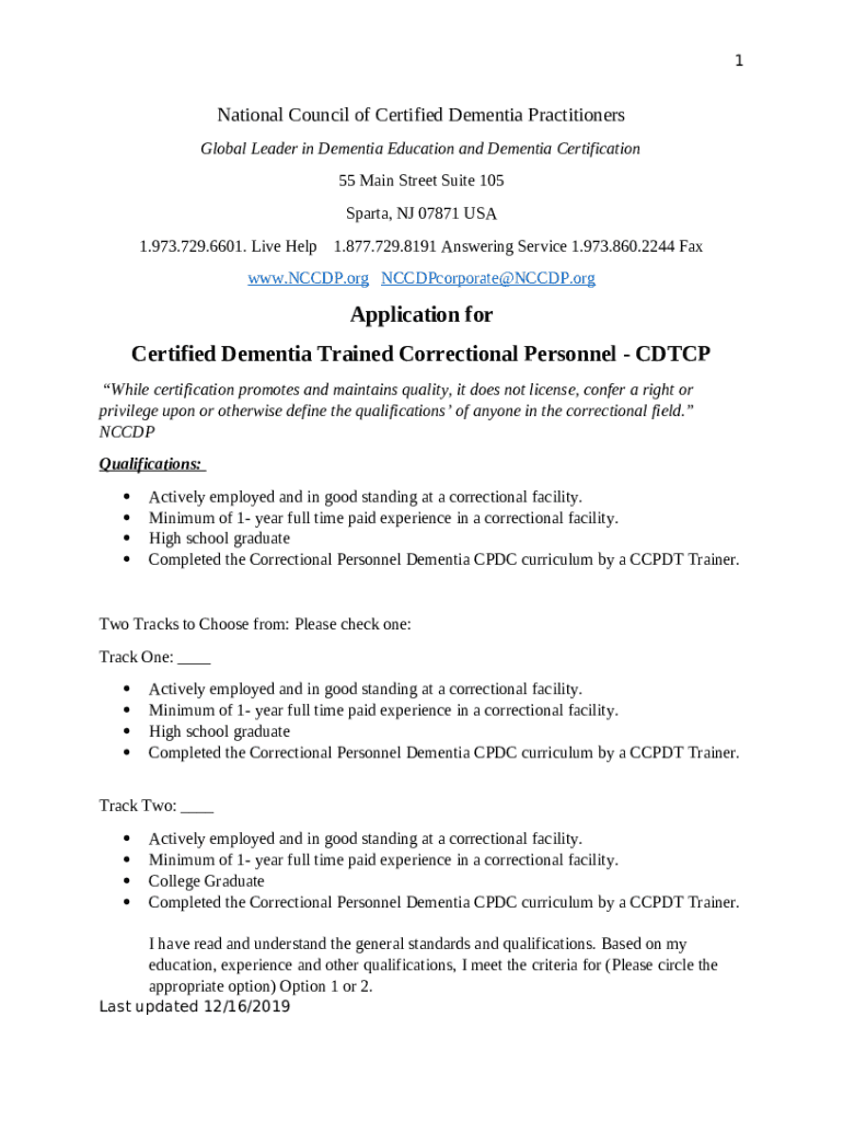 Pathways to Dementia Care Training and Certification Doc Template ...