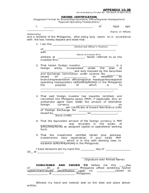Affidavit Regarding Lost Vehicle Registration Certificate - tieza gov ...