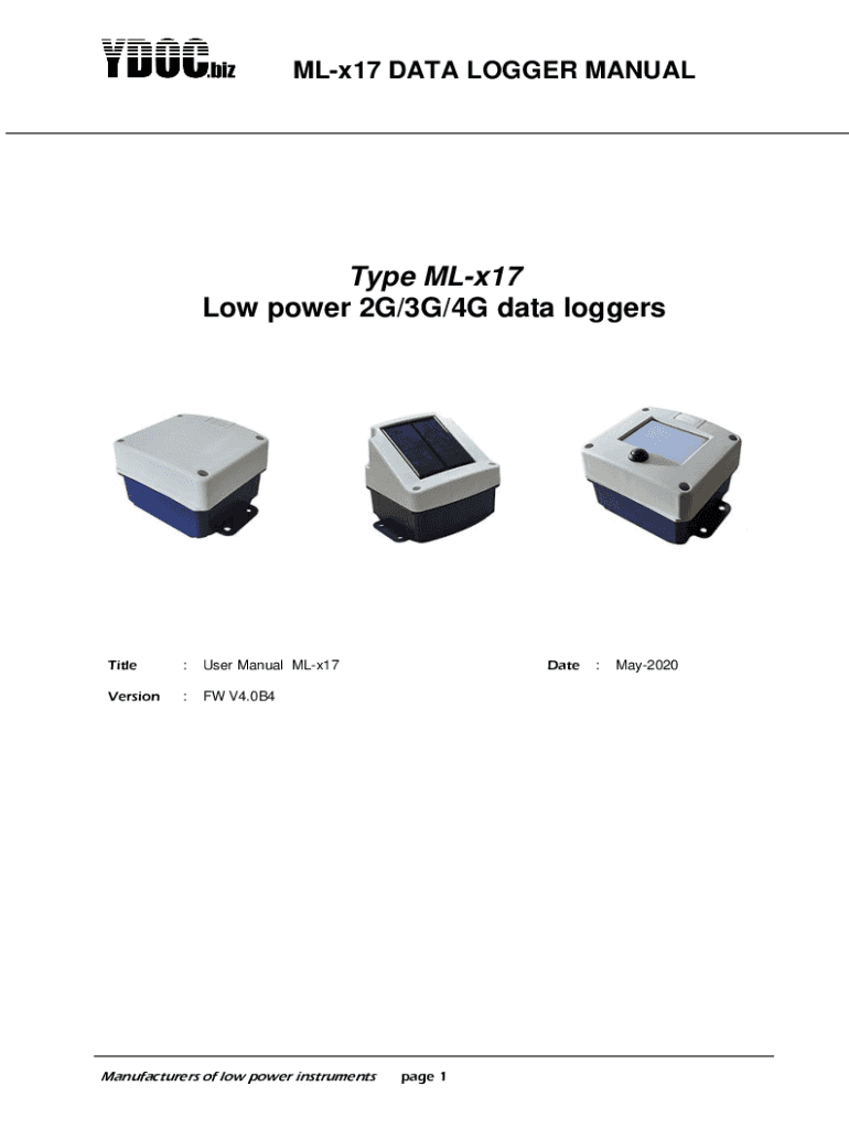 Fillable Online Data LoggersTokyo Measuring Instruments Laboratory ... Fax Email Print - pdfFiller