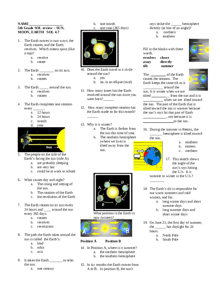 ANSWER SHEET Fill in the blanks with these words. 5th Doc Template ...