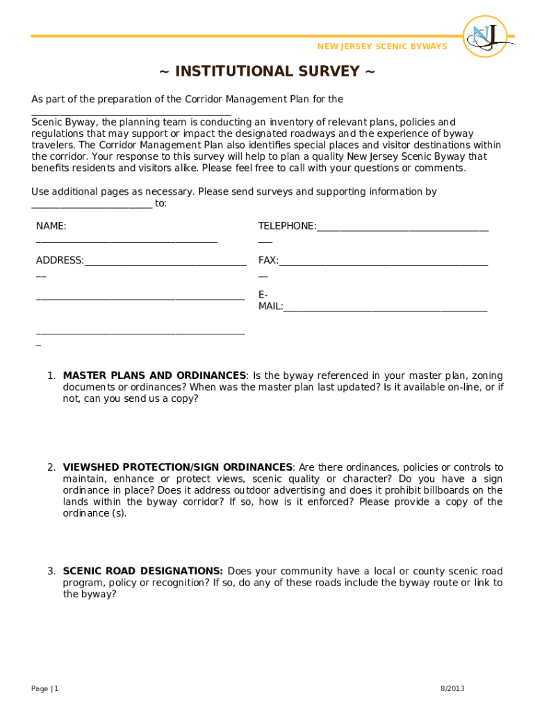 Millstone Valley Scenic Byway Corridor Management Plan Doc Template ...