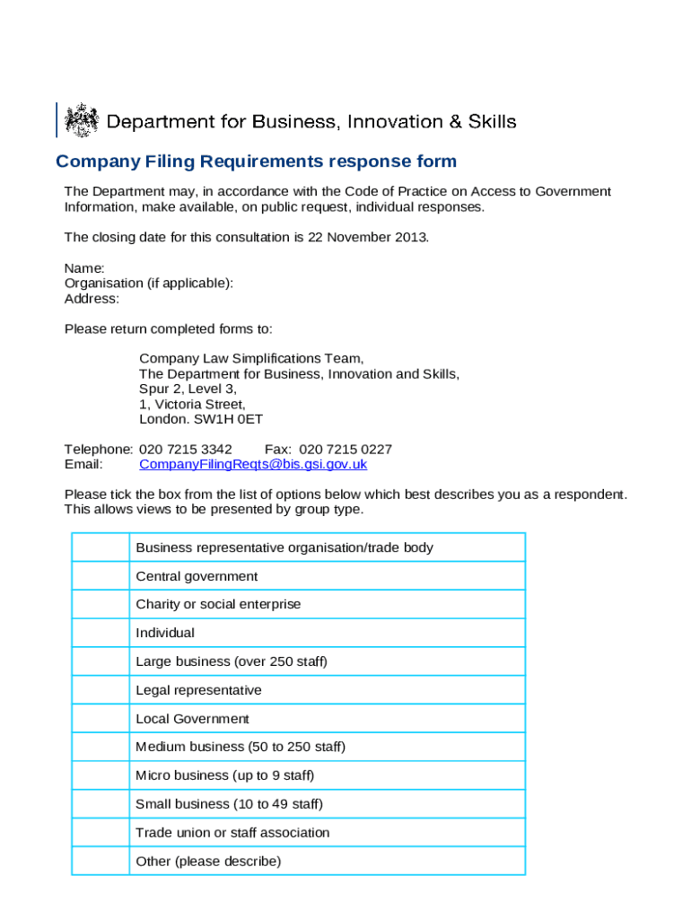 Title of consultation response Doc Template | pdfFiller