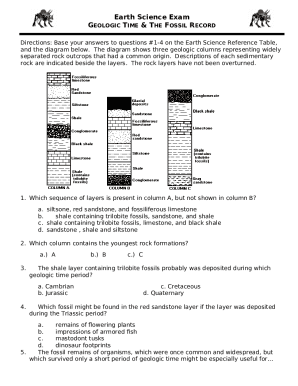 HiSET: Earth Science & Geologic Time - Videos & Lessons Doc Template ...