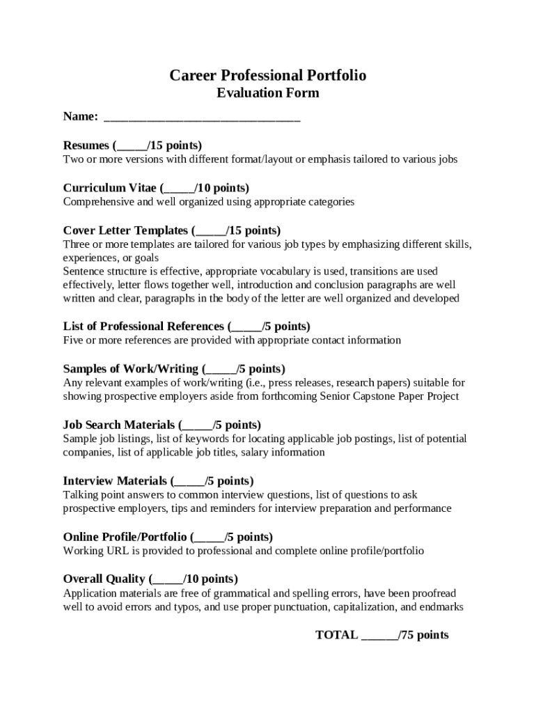 Portfolio vs. Resume: What They Include and When to Use ... Doc ...