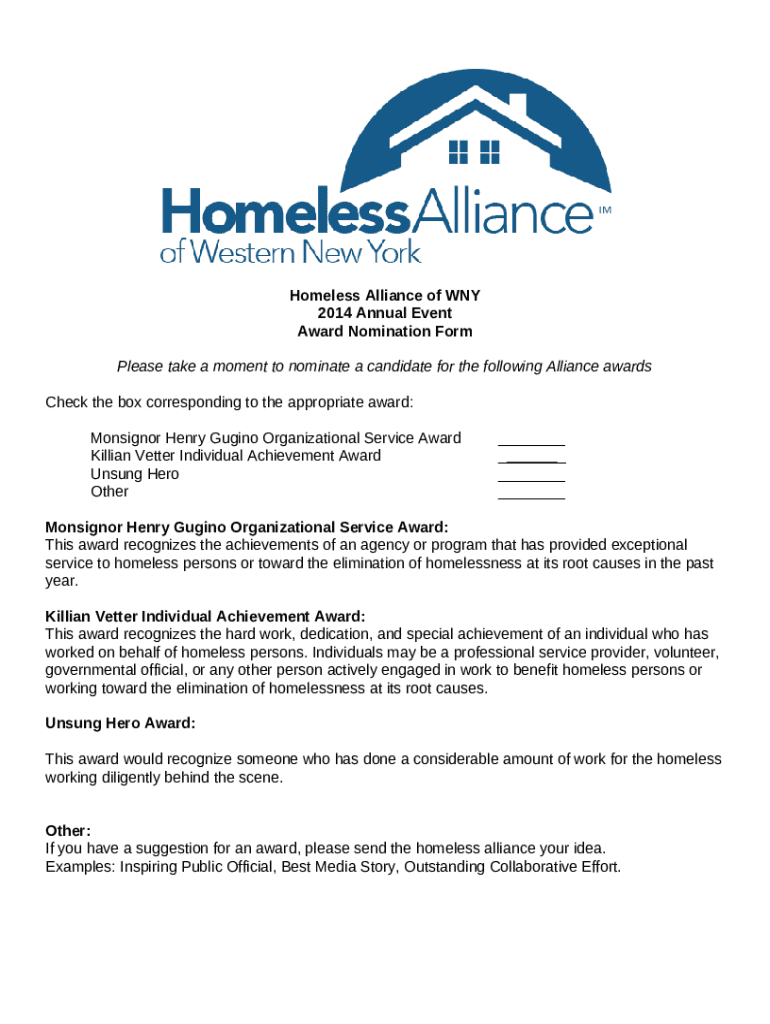 Homeless Alliance Of Western New York Inc - Full Filing Doc Template ...